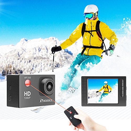DROGRACE WP200 Sports Action Camera Video Camera Waterproof Digital Ca ...