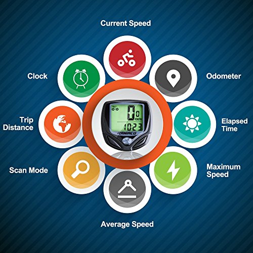 Raniaco Bike Computer, Original Wireless Bicycle Speedometer, Bike Odo ...